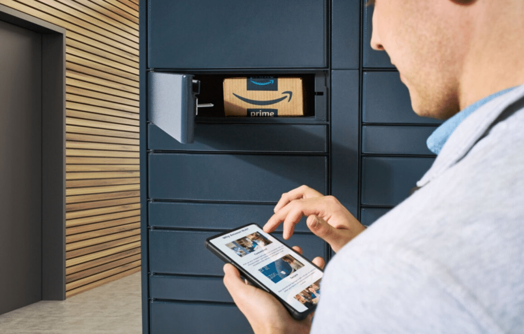 Amazon Locker: ritiro con schermo o senza schermo, come funziona