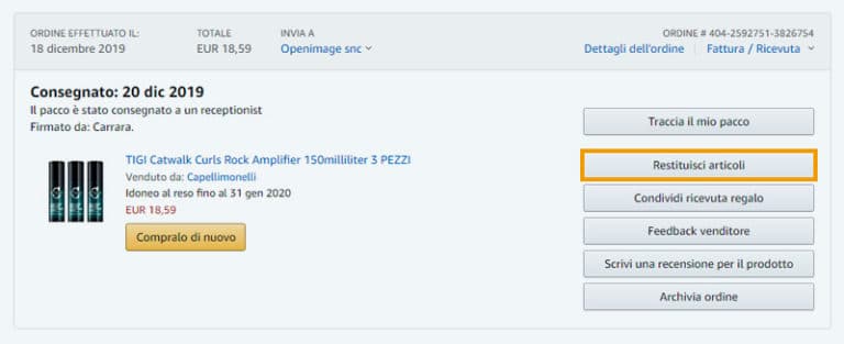 Reso Amazon: come funziona e quando è gratuito | Topnegozi Magazine