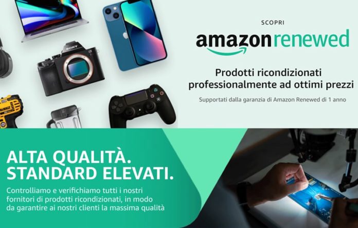 Amazon Renewed: prodotti ricondizionati garantiti e sconti