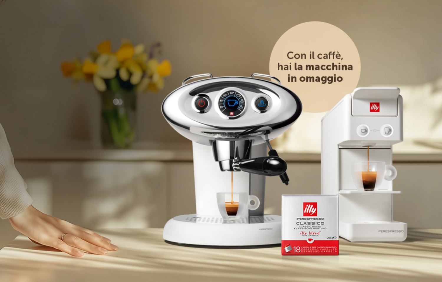 Offerta Illy giugno 2025: macchina in regalo con capsule