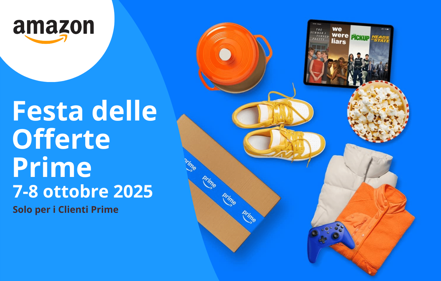 Festa Offerte Prime 2025 Amazon: date, sconti e codici sconto