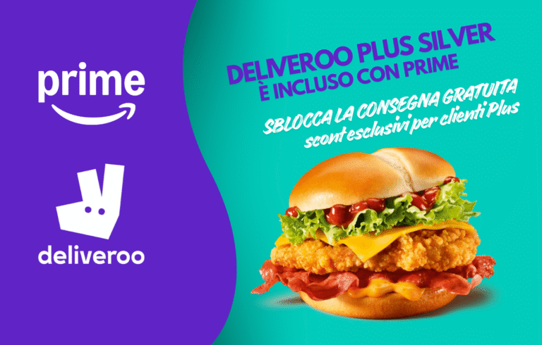 Come attivare Deliveroo Plus Silver gratis con Amazon Prime
