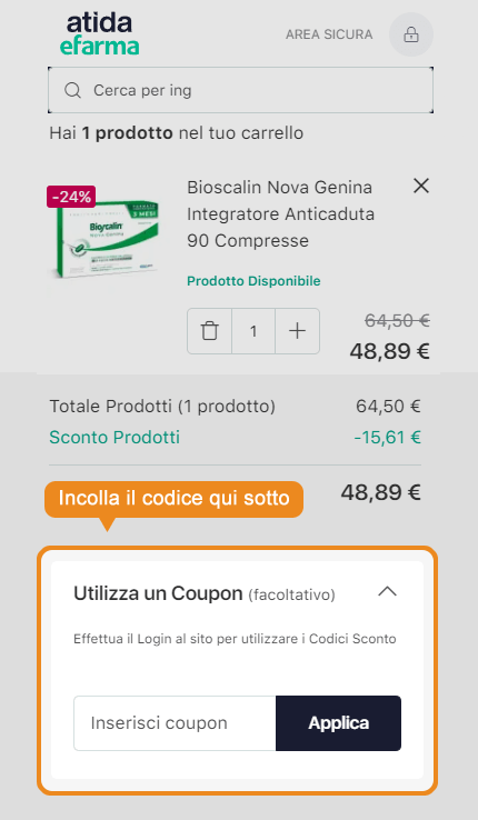 Codice sconto eFarma 20% Esclusivo - Dicembre 2025