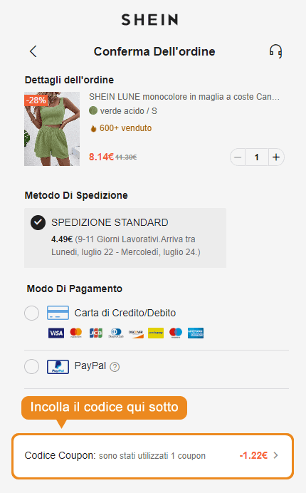 Codice sconto SHEIN 25% Esclusivo - Gennaio 2026